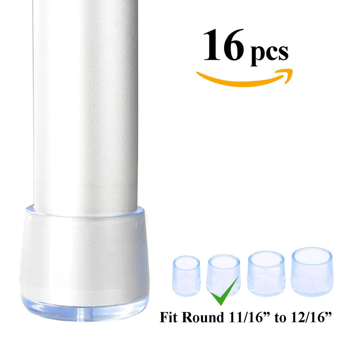 MelonBoat Non Slip Chair Leg Caps, Bar Stools Floor Protectors, Furnit ...